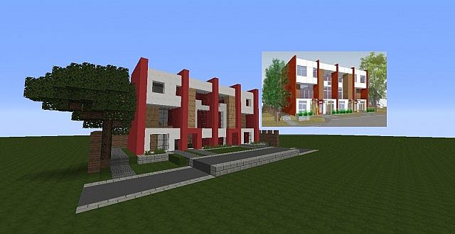 Random house I found on Google Minecraft Map