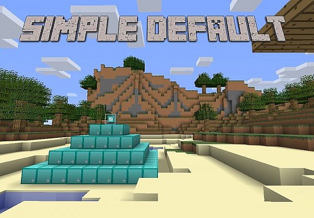 Simple Default Minecraft Texture Pack