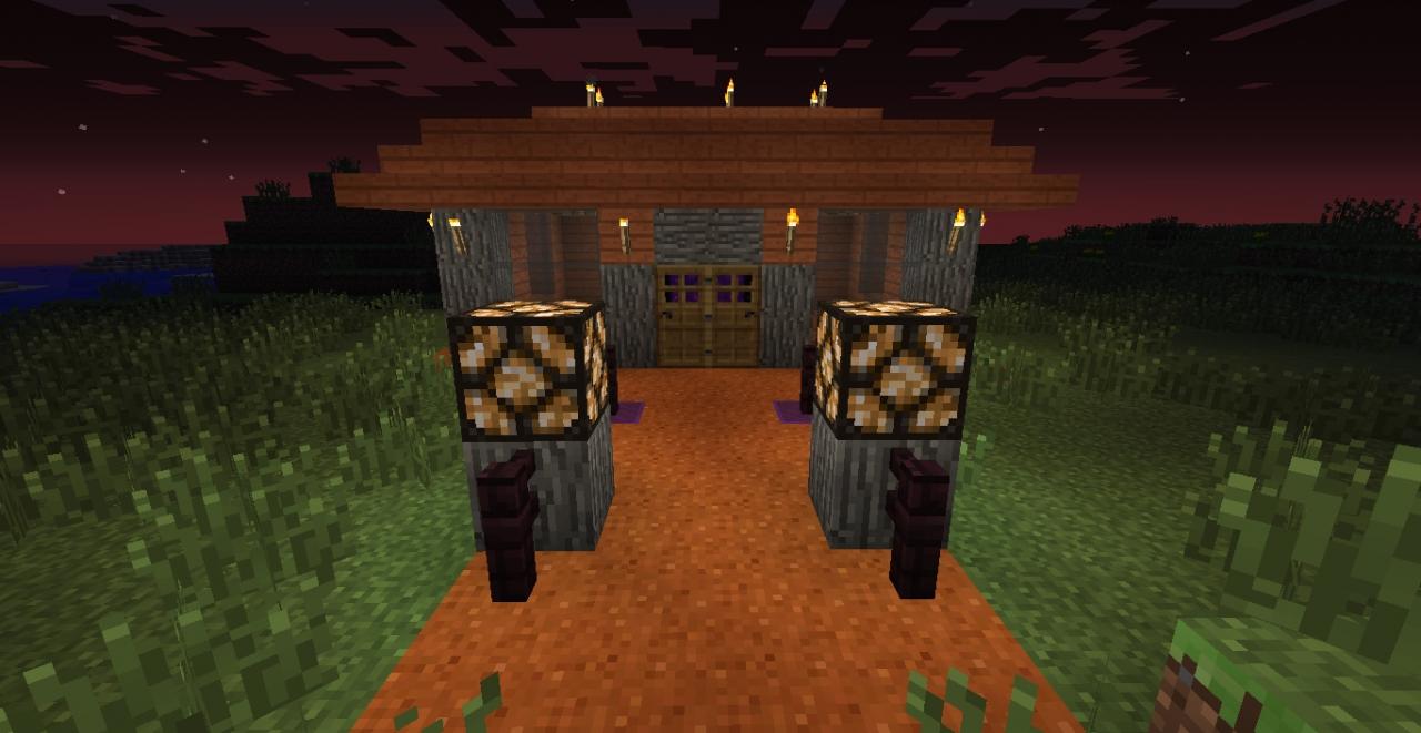 Small House with Nether Portal Inside (1.7.2) Minecraft Map