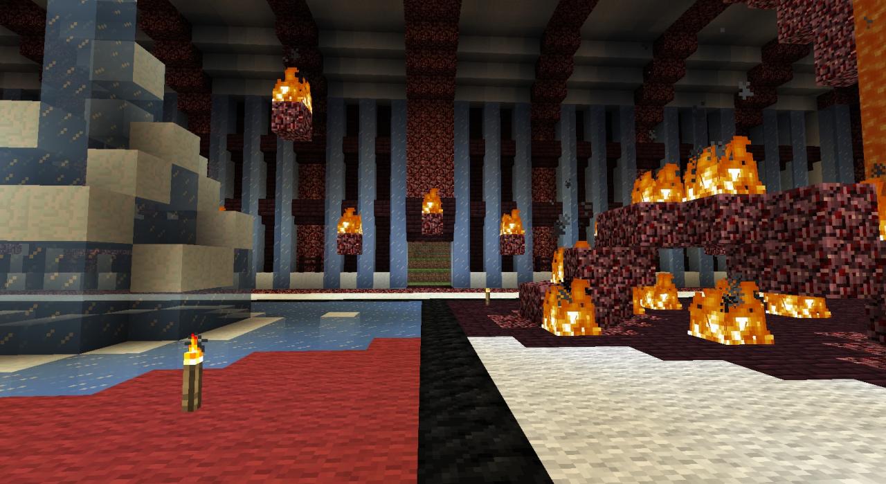 FireandIce Pokemon Gym Minecraft Map