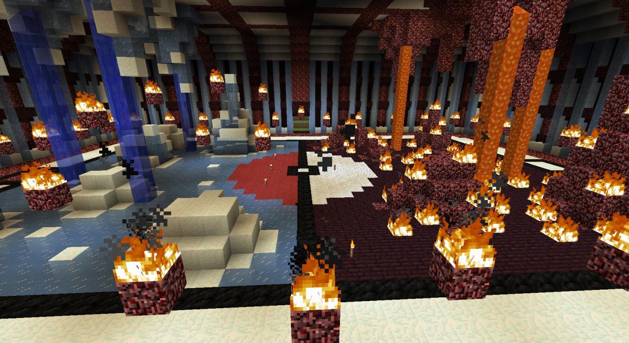 FireandIce Pokemon Gym Minecraft Map
