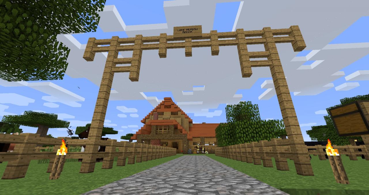 Lone Meadow Ranch Minecraft Map