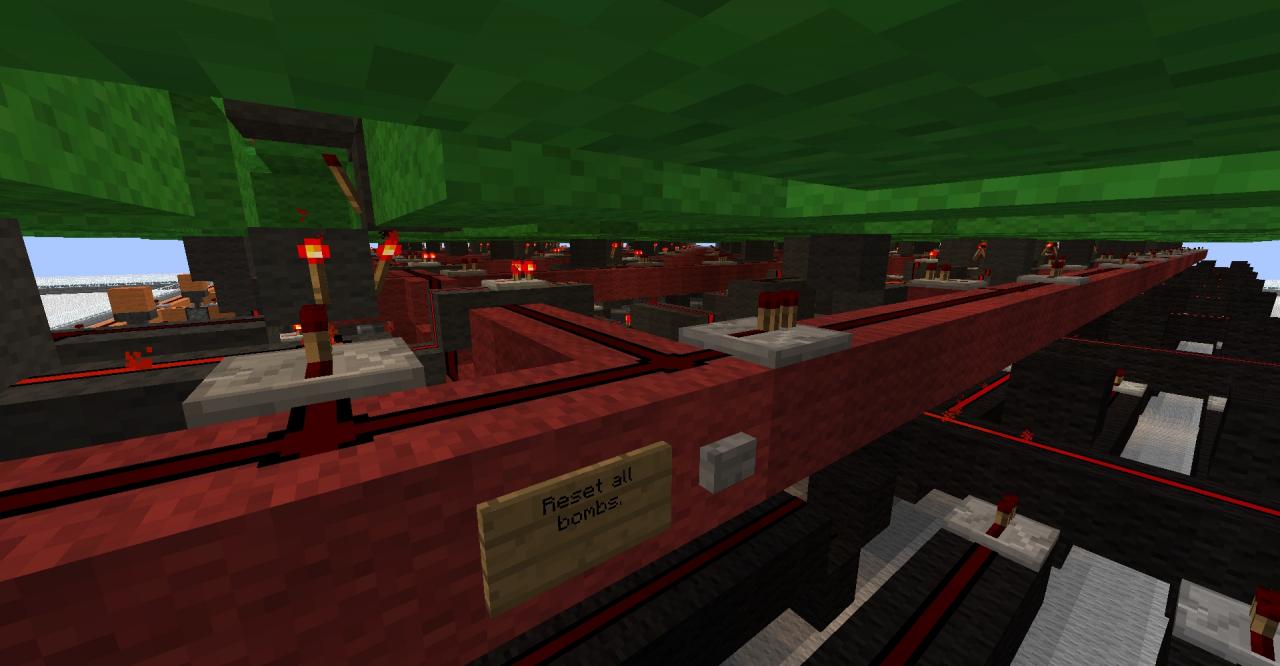 Fully functional Minesweeper Minecraft Map