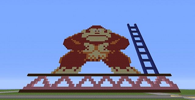 DK Pixelart Minecraft Map
