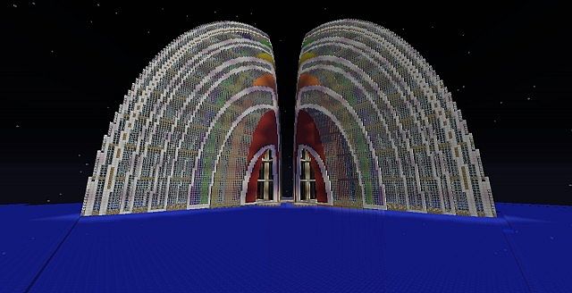 Futuristic Skyscraper Schematic Minecraft Map