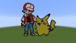 Team Rocket Trio Pixel Art Minecraft Map