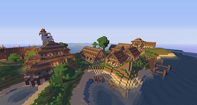 Kerkorbhar, a celtic village [by team G] Minecraft Map