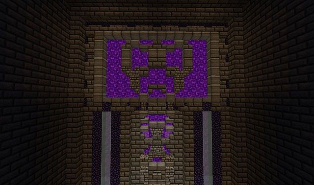 Awesome Creeper Face Minecraft Map