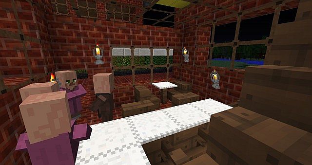A small cafe Minecraft Map