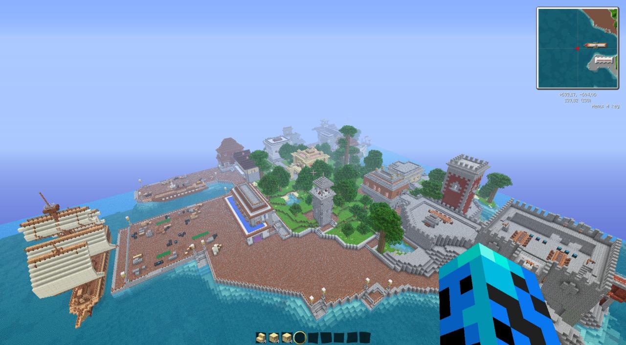 My first Port (As map for server) Minecraft Map