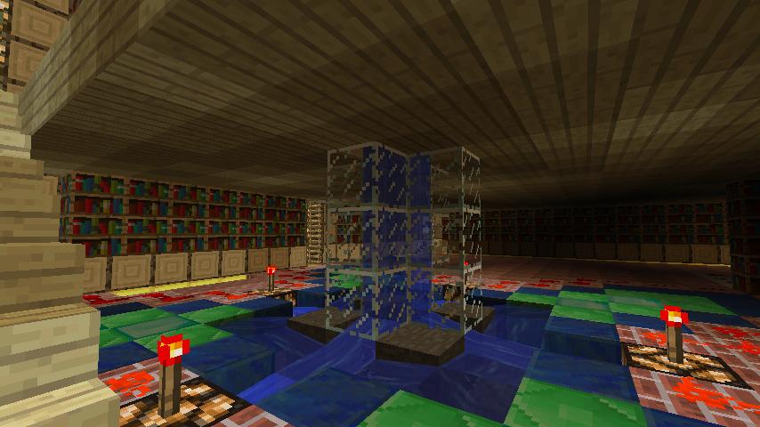 Underground Library Minecraft Map