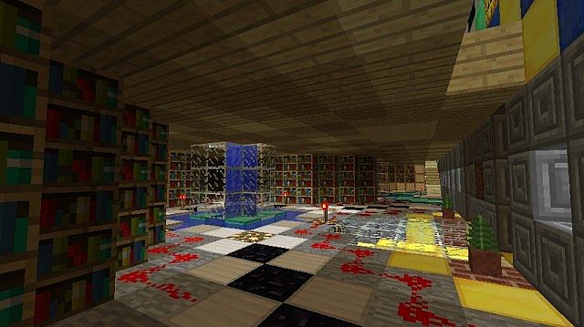 Underground Library Minecraft Map