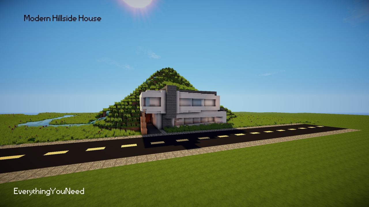 Minecraft: Modern House (E-Tech) Minecraft Map
