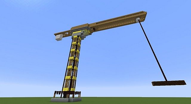 Realistic Construction Crane Minecraft Map
