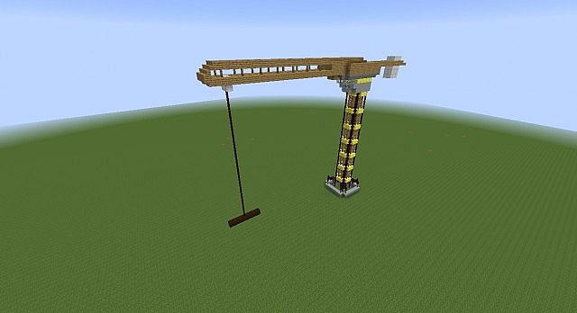 Realistic Construction Crane Minecraft Map