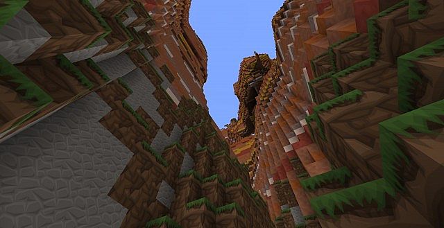 Amplified Mesa Biome (Grand Canyon) With Seed! Minecraft Map