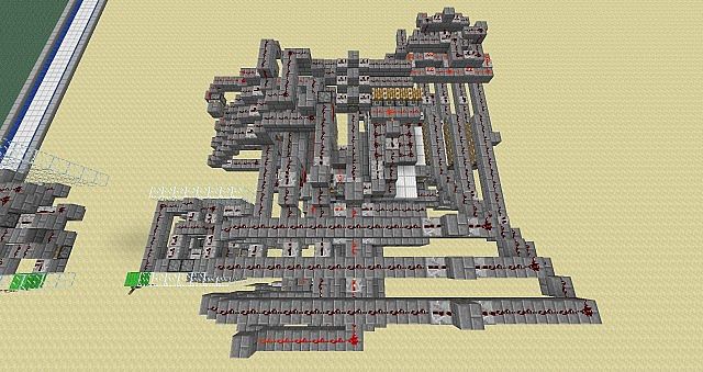 Fully functional redstone claw machine Minecraft Map