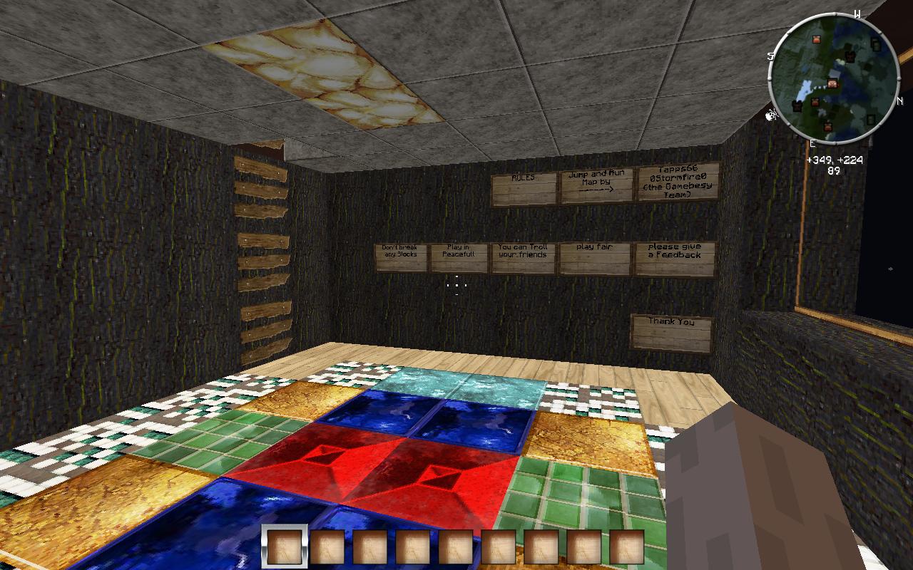 Minecraft- Jump and Run Minecraft Map