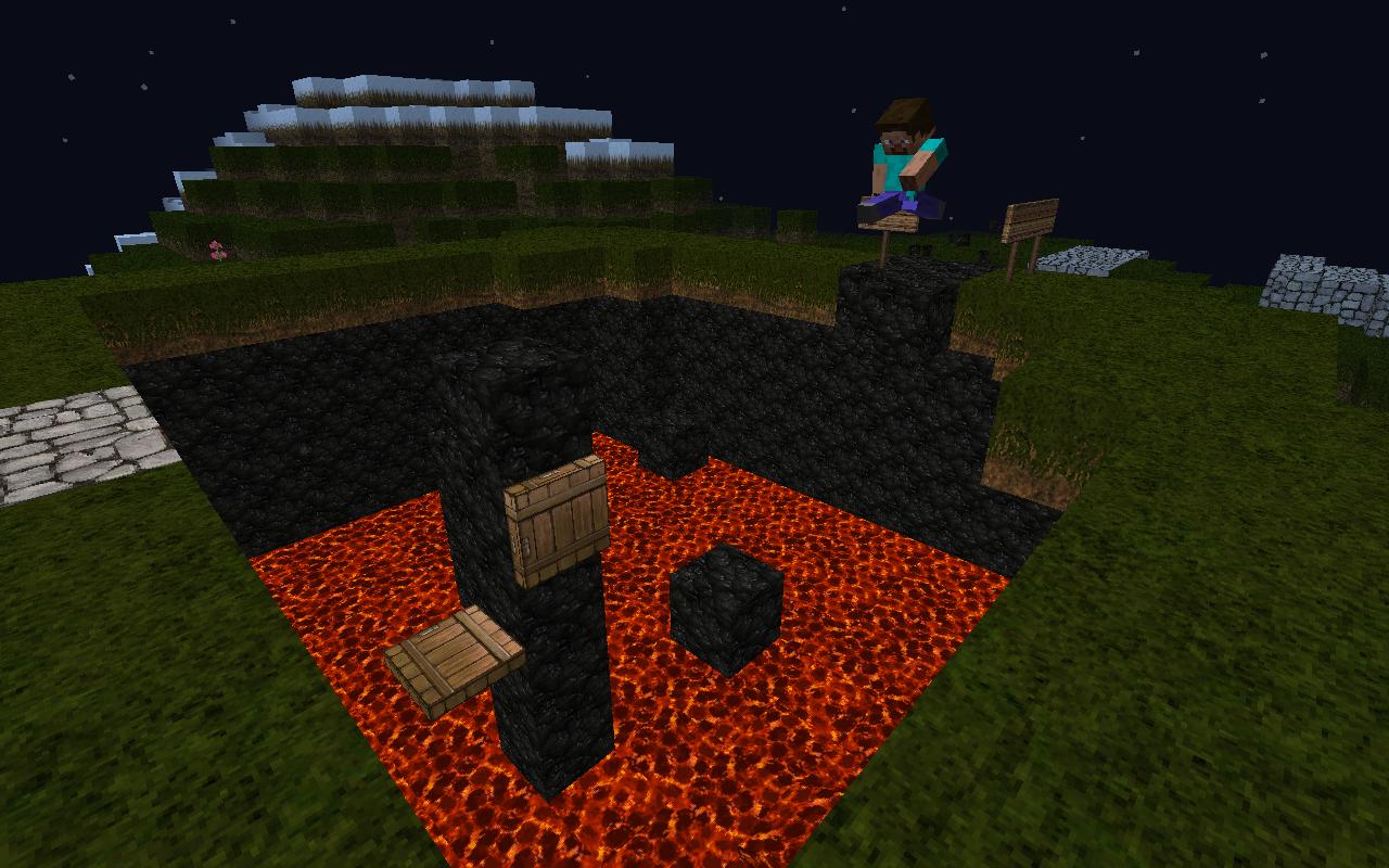 Minecraft- Jump and Run Minecraft Map