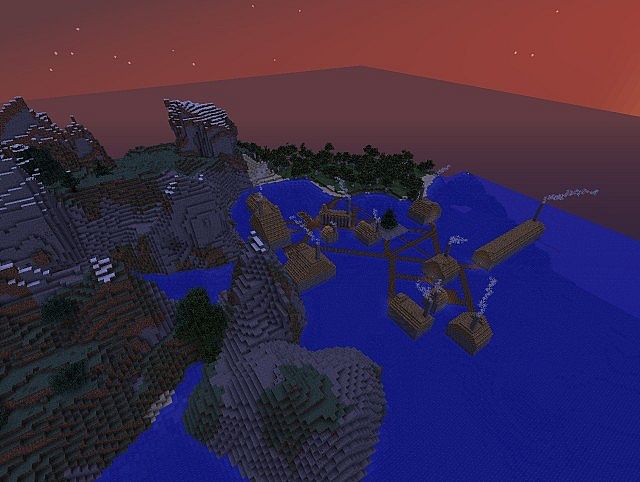 Water Village Minecraft Map