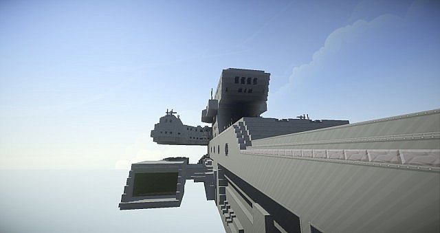 Stargate SG-1 X-303 Prometheus Battle Cruiser Minecraft Map