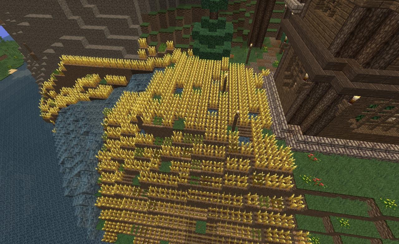 Wooden Mountain Home Minecraft Map