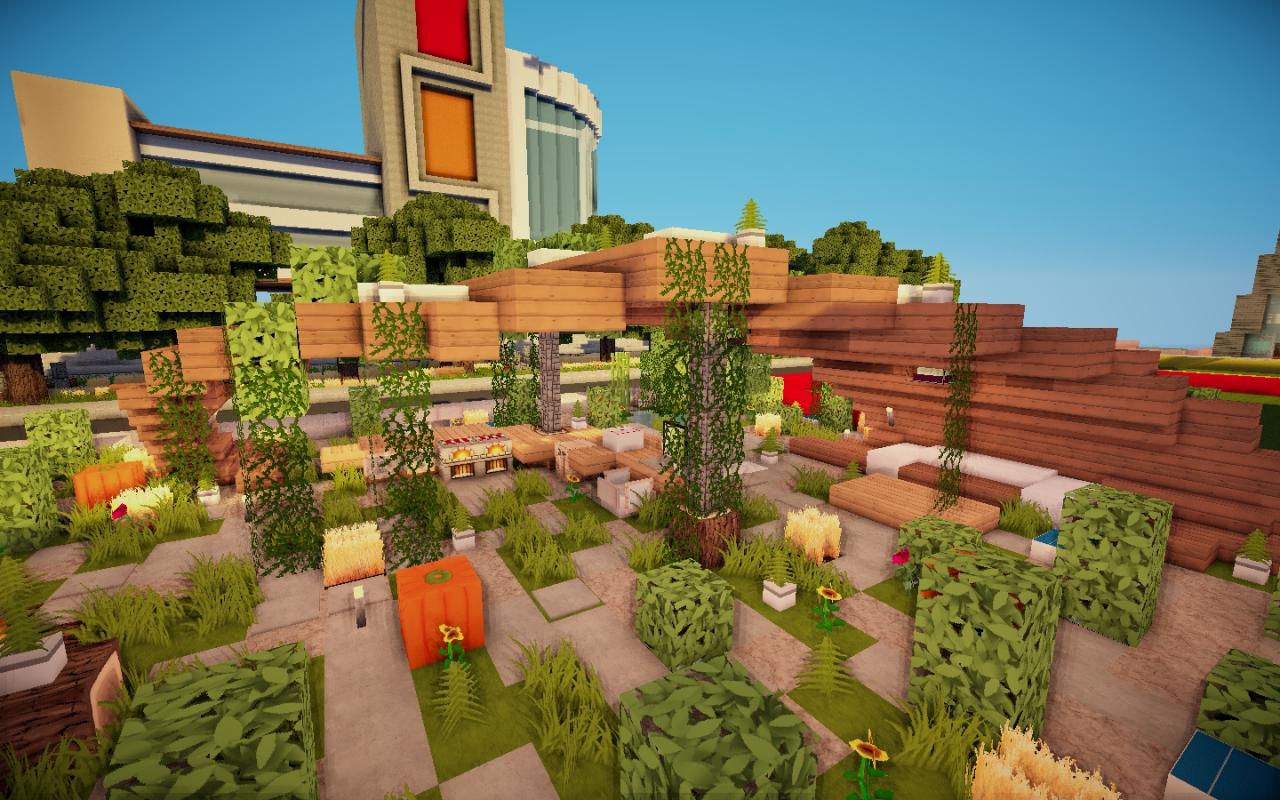 -Broken Shard- Sharp Essence Architecture / Ultra Modern Minecraft Map