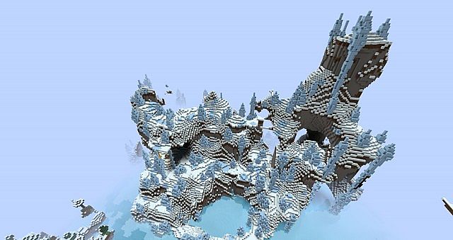 the ice towers Minecraft Map