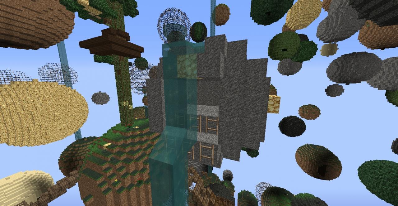 Epic PVP with PLANETS Minecraft Map