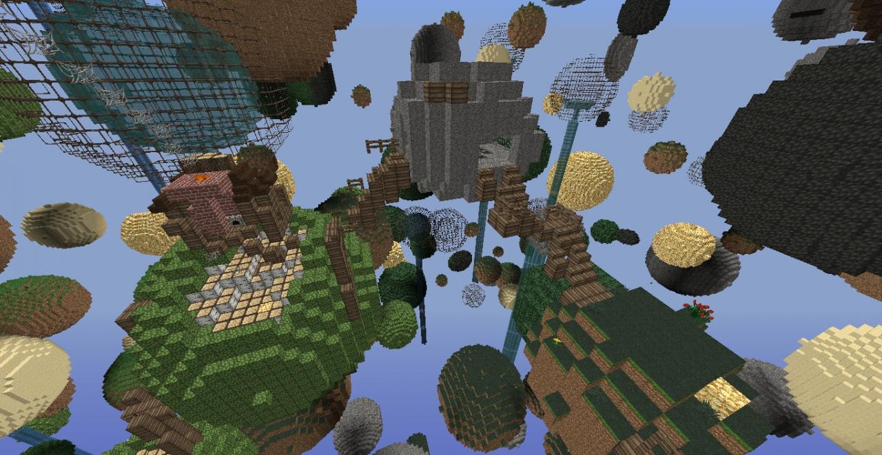 Epic PVP with PLANETS Minecraft Map