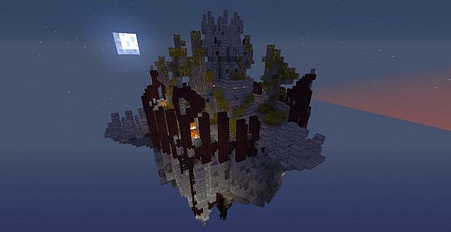 Flying Castle Minecraft Map