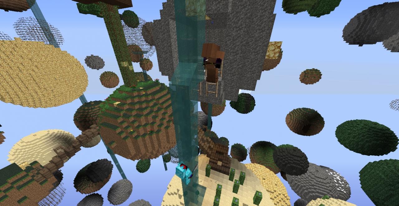 Epic PVP with PLANETS Minecraft Map