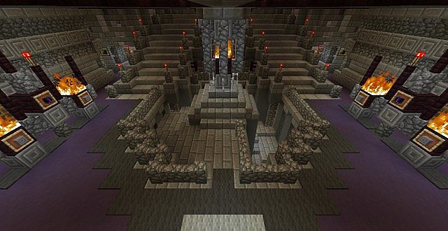 Flying Castle Minecraft Map