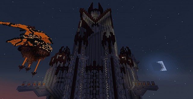 Flying Castle Minecraft Map