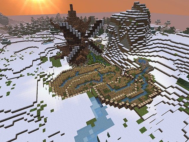 Medieval Mill/Farm Minecraft Map