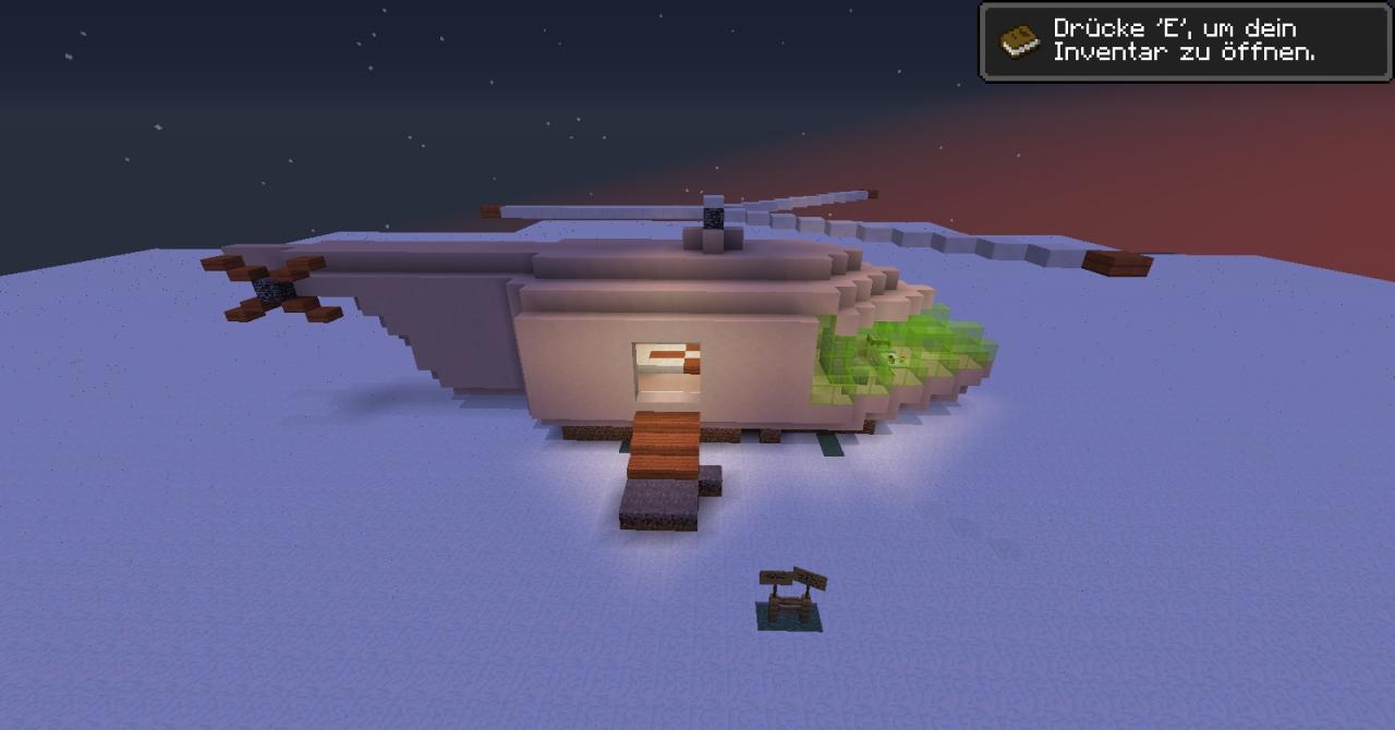 Cloudy with ah chance of meatballs 2 : Chester V's Helicopter Minecraft Map