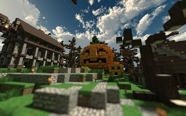 [G.B] Halloween Town Minecraft Map