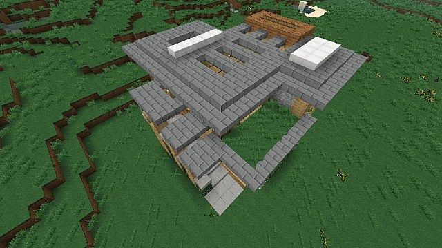 16x16 Modern House Minecraft Map