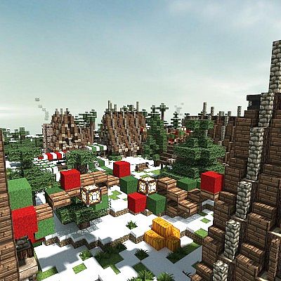 Winter Village - A Minecraft Christmas Minecraft Map