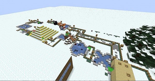 Themed Mini golf courses! Minecraft Map