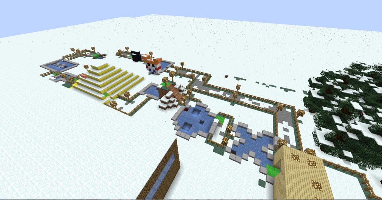 Themed Mini golf courses! Minecraft Map