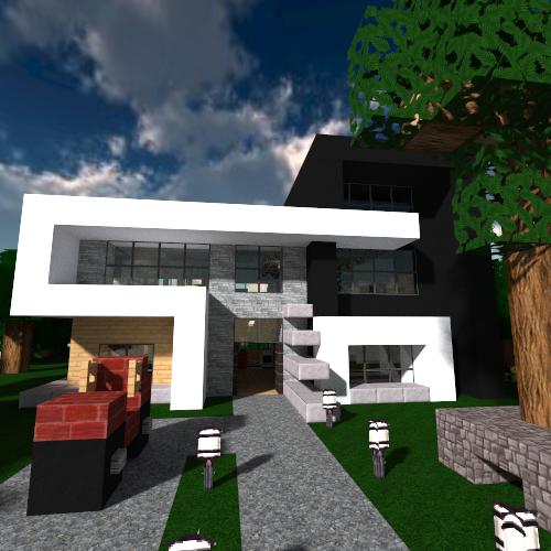 Modern house./.CUBES./.By LIkeAblock Minecraft Map