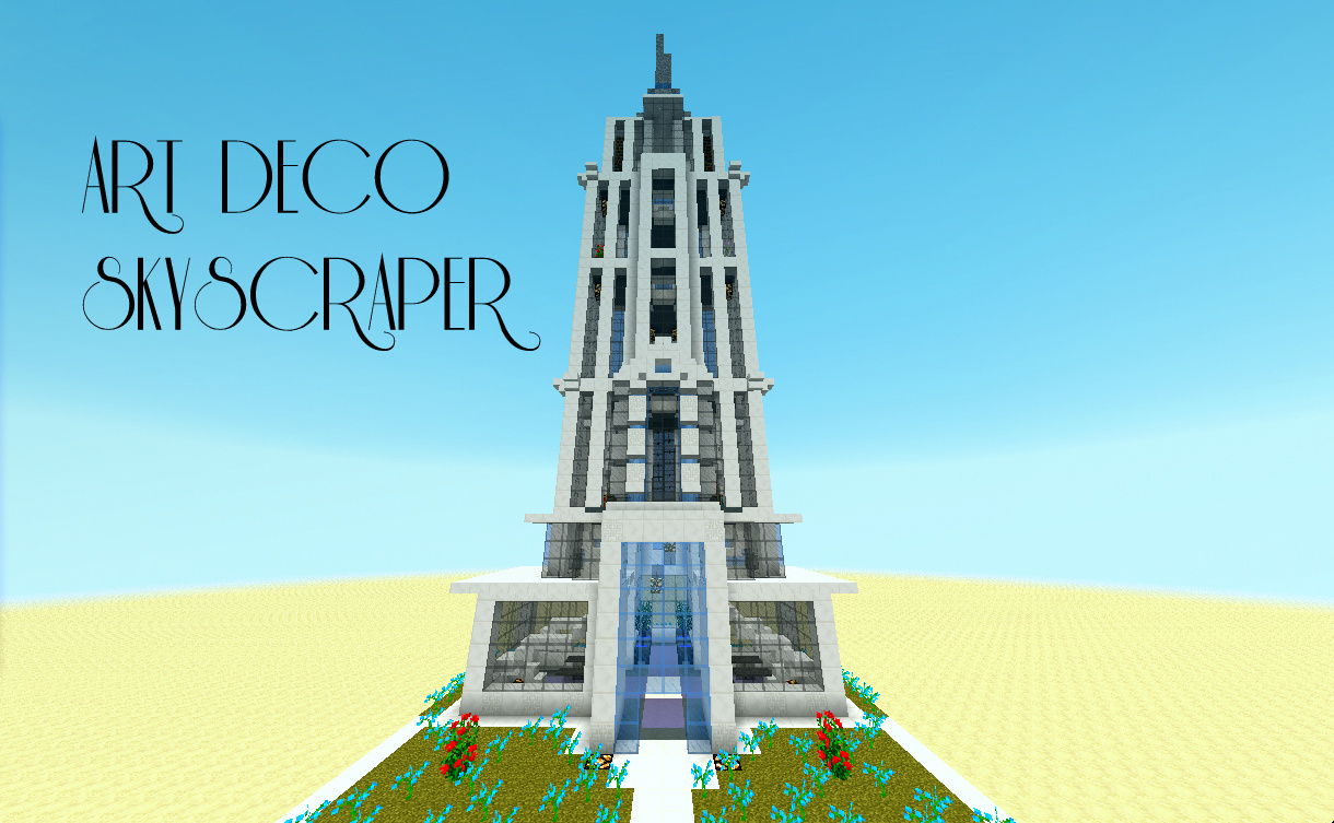 Art Deco Style Skyscaper Minecraft Map