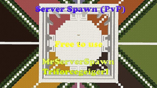Server Spawn (PvP) Free to use Minecraft Map
