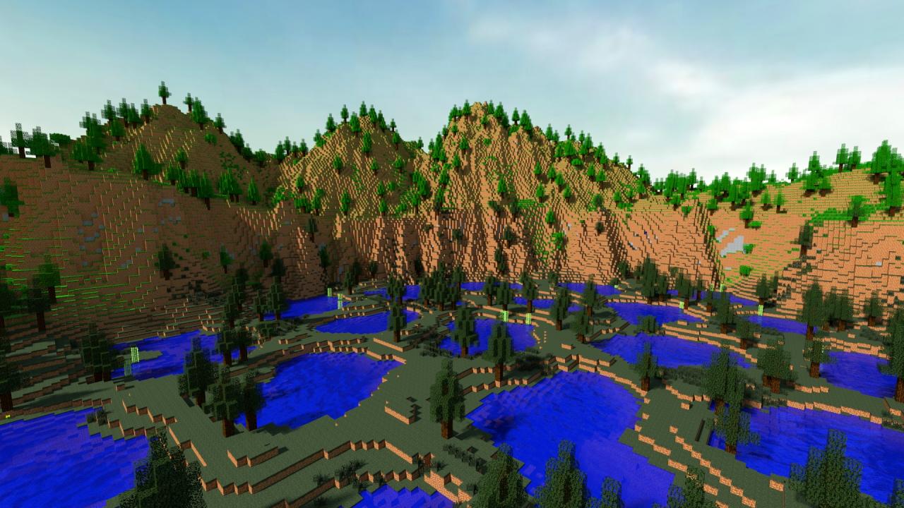SwampLand with Jungle Cliffs Minecraft Map