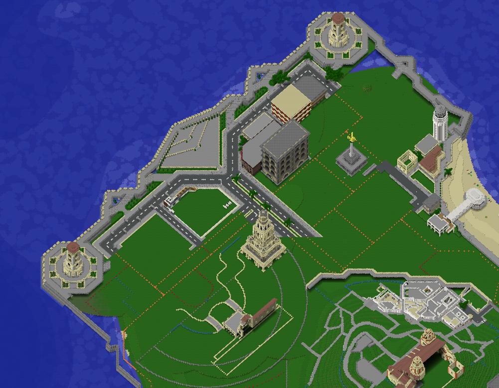 Spanish island Minecraft Map