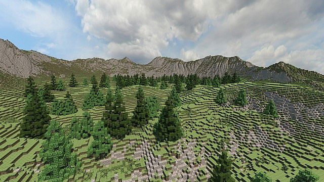 Theonevis - Custom Terrain Minecraft Map
