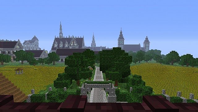 Wheat field Mansion Minecraft Map