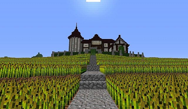 Wheat field Mansion Minecraft Map
