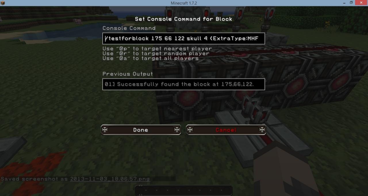 Testforblock Combination Codes. With Short Adventure Map! Minecraft Map